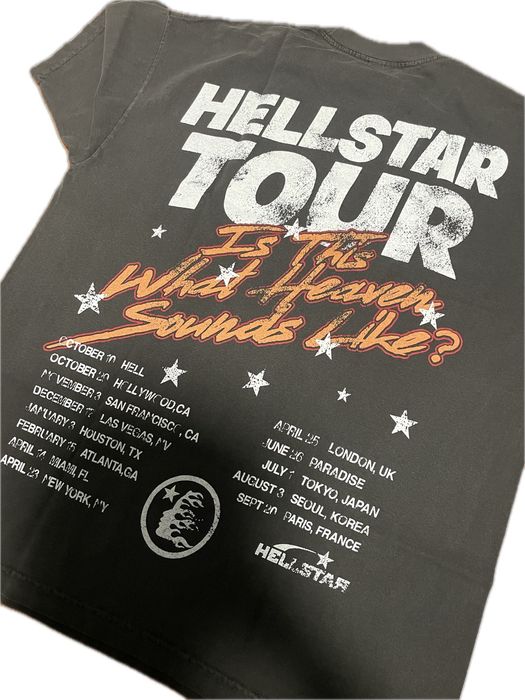 HELLSTAR Hellstar Records Biker Tour T-Shirt | Grailed