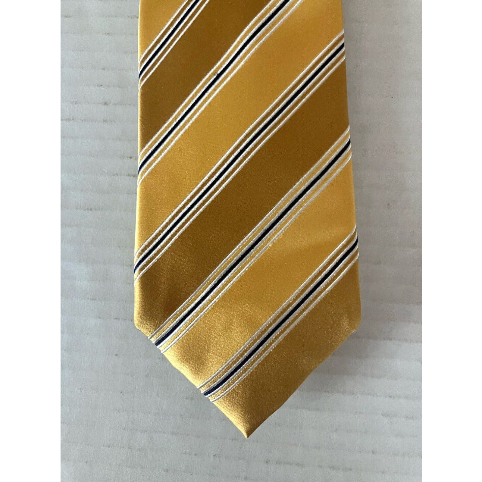 Countess Mara Countess Mara Men's Necktie Tie Silk Gold Yellow Blue ...
