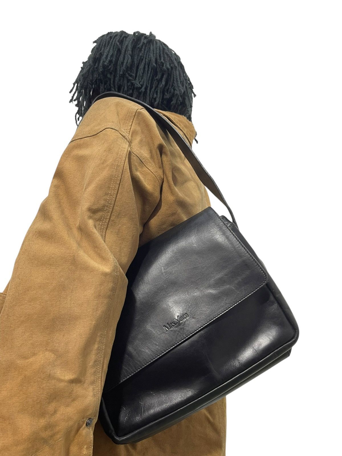 Genuine Leather Full Leather Max Mara Italy Shoulder Bag 1🟩9 | Grailed