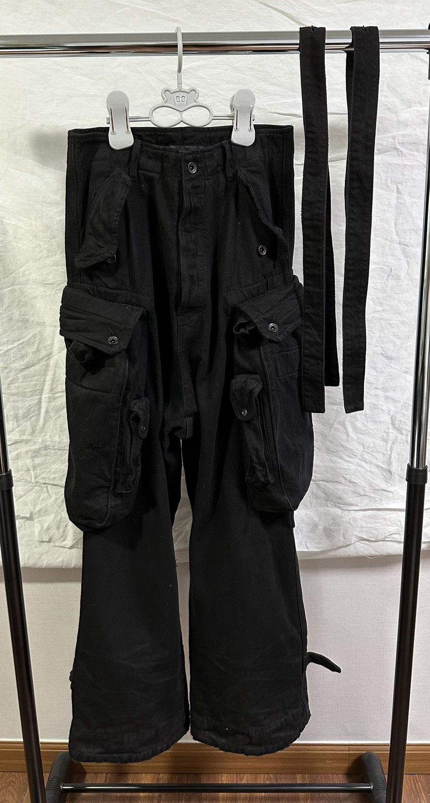 Julius fw 11-12 halo huge gas mask cargo pants 1 | Grailed