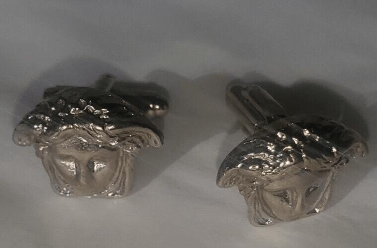Versace GIANNI VERSACE Medusa Iconic Medusa Head Silver Cufflinks | Grailed