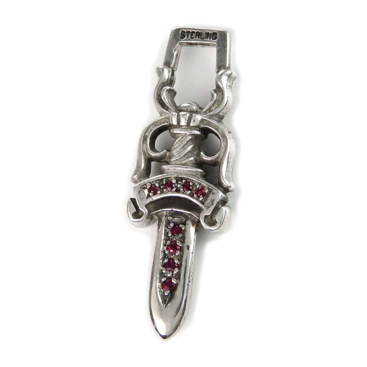 Chrome Hearts Chrome Hearts Ruby Dagger Pendant | Grailed