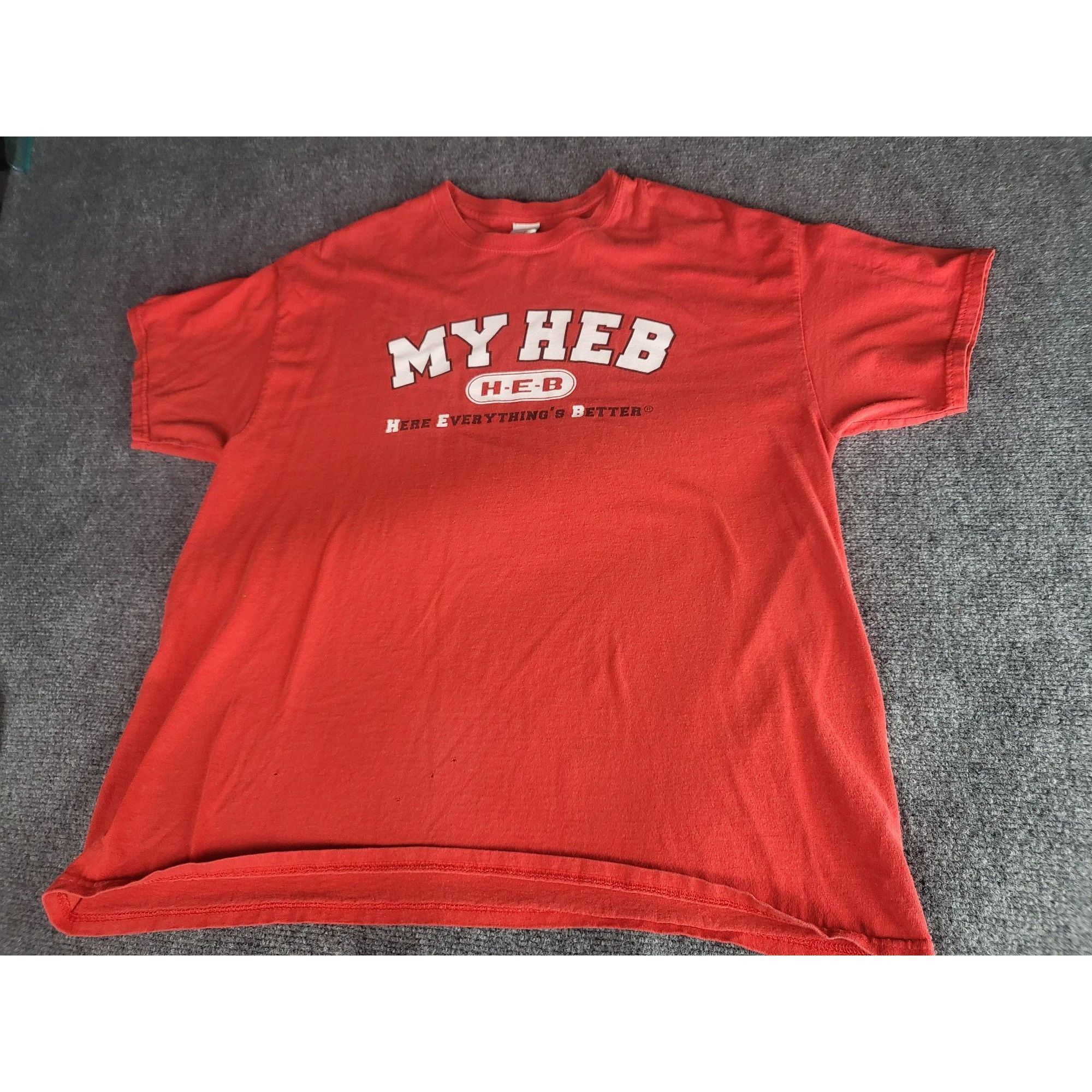 Gildan Gildan My HEB Here Everythings Better Tshirt Men Sz XL Red G ...