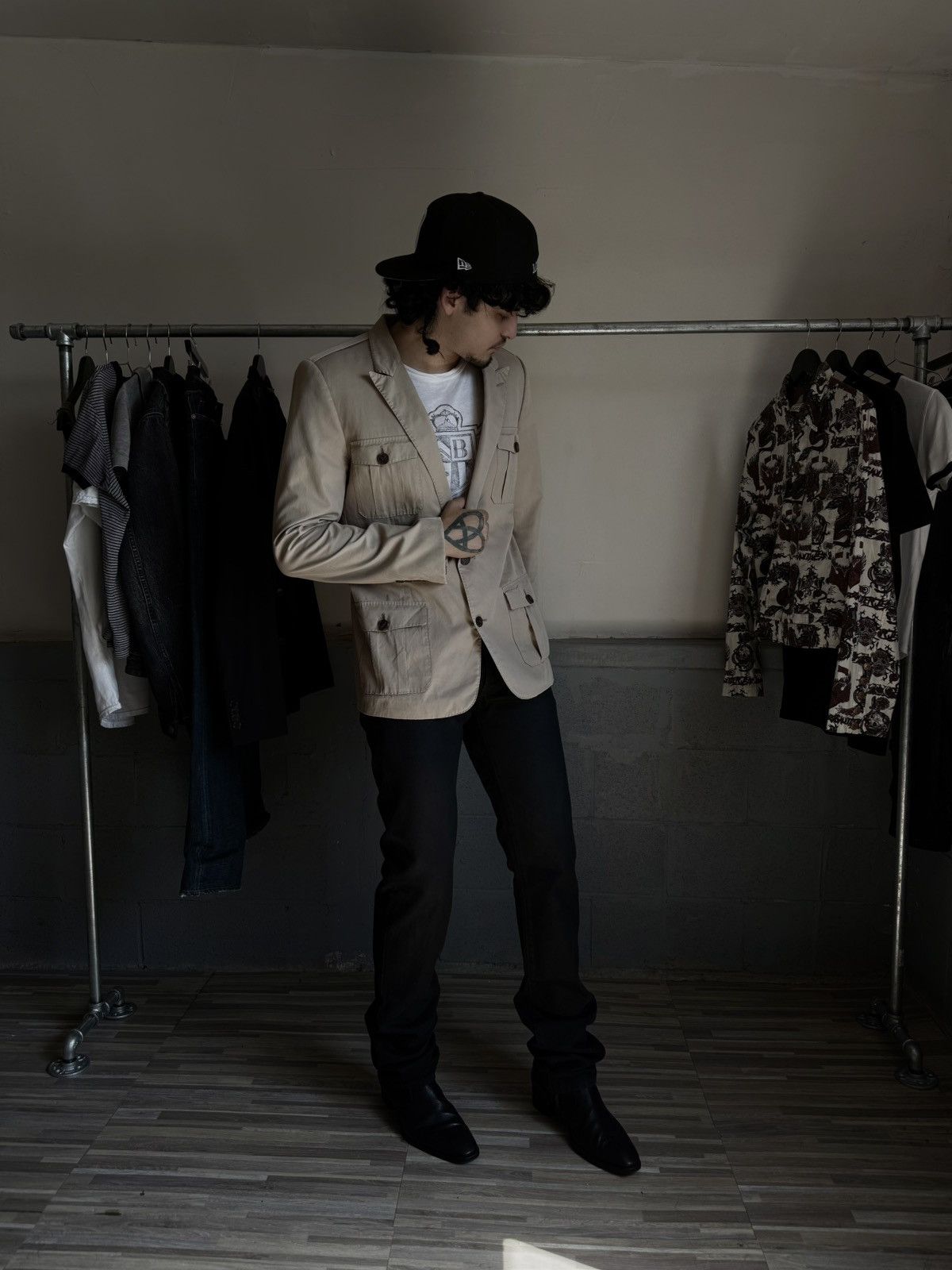 Dior × Hedi Slimane SS06 Military Safari Blazer | Grailed