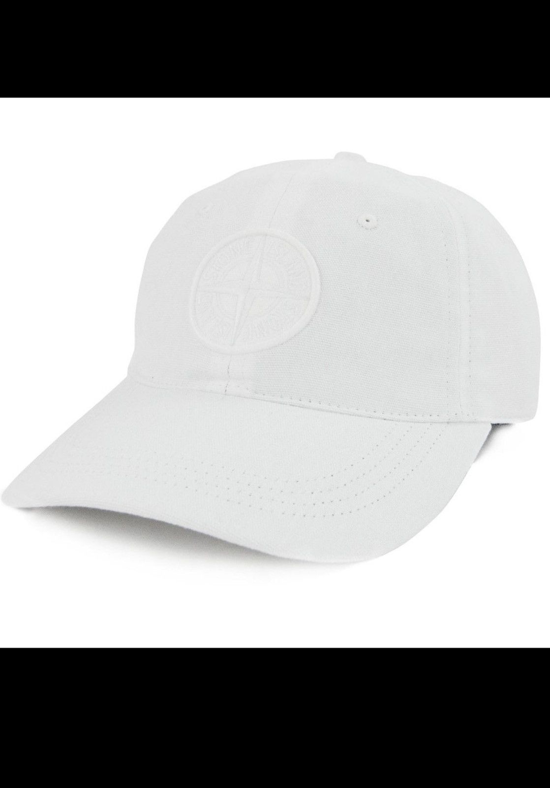 Stone Island White cotton cap Stone Island | Grailed