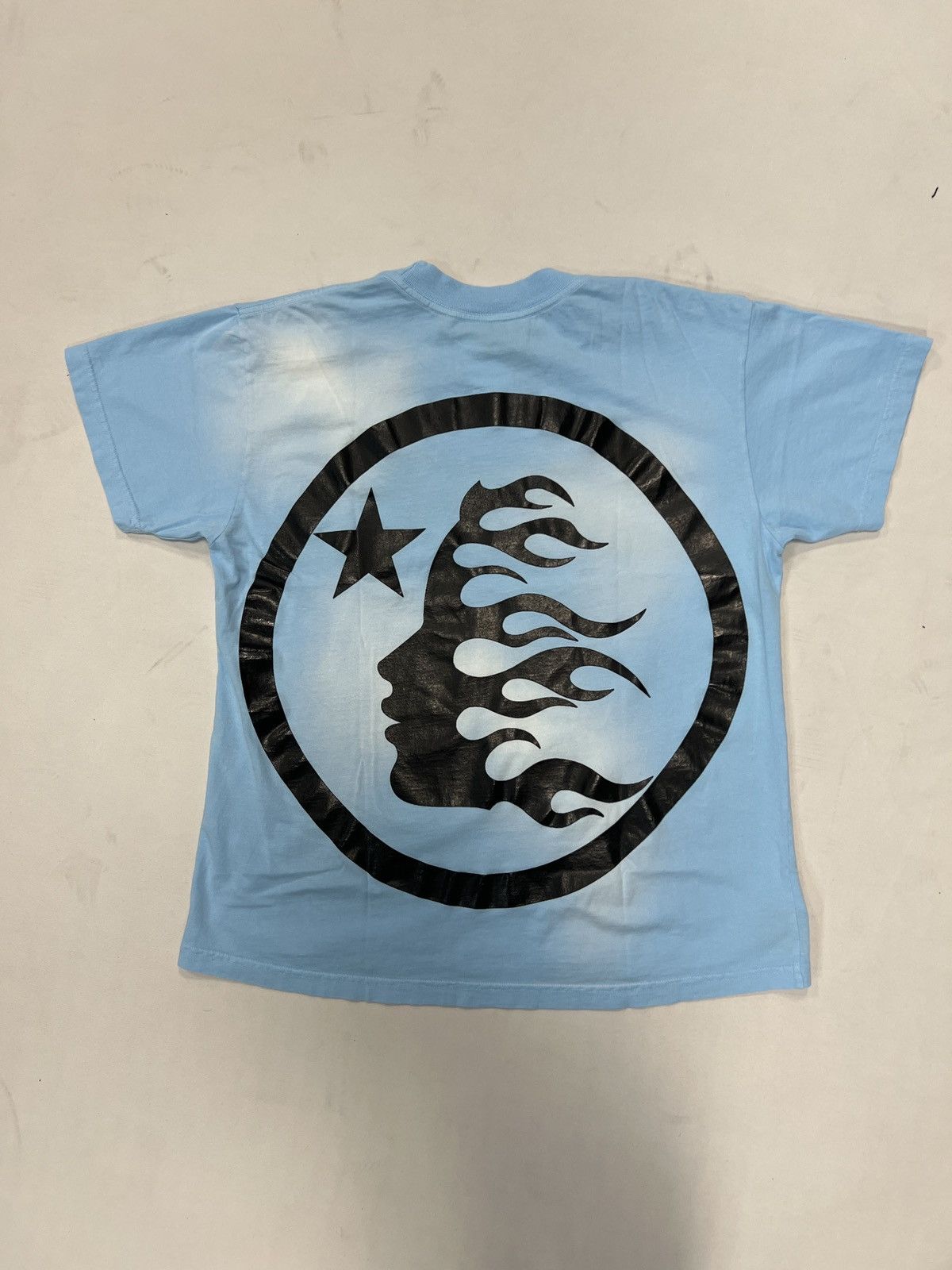 HELLSTAR Hellstar Blue Sports Core Logo Gel T-Shirt | Grailed