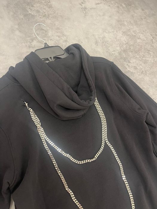 Alyx o1c11t2y0823 Double Chain On Back Hoodie in Black | Grailed