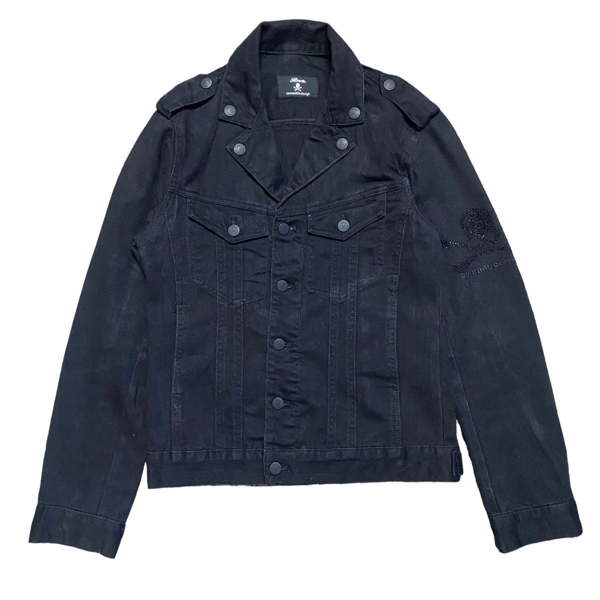 Mastermind Japan Roen X Semantic Design Diamond Skull Denim Jacket ...
