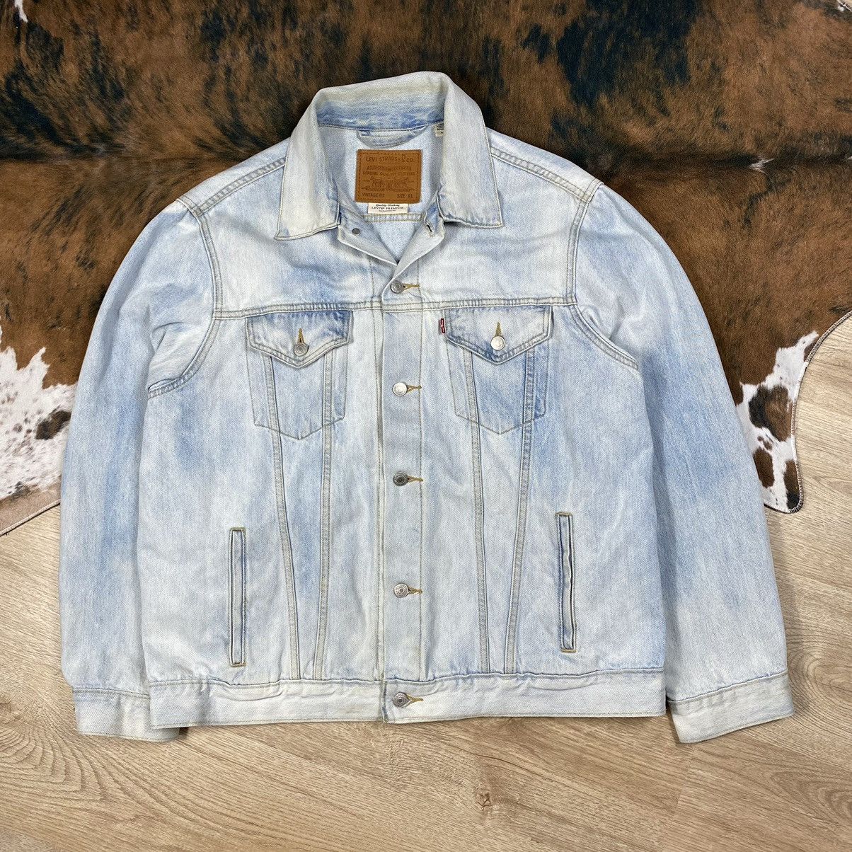 Vintage Vintage Levis Strauss Denim Jeans Trucker Jacket Travis Vibe ...