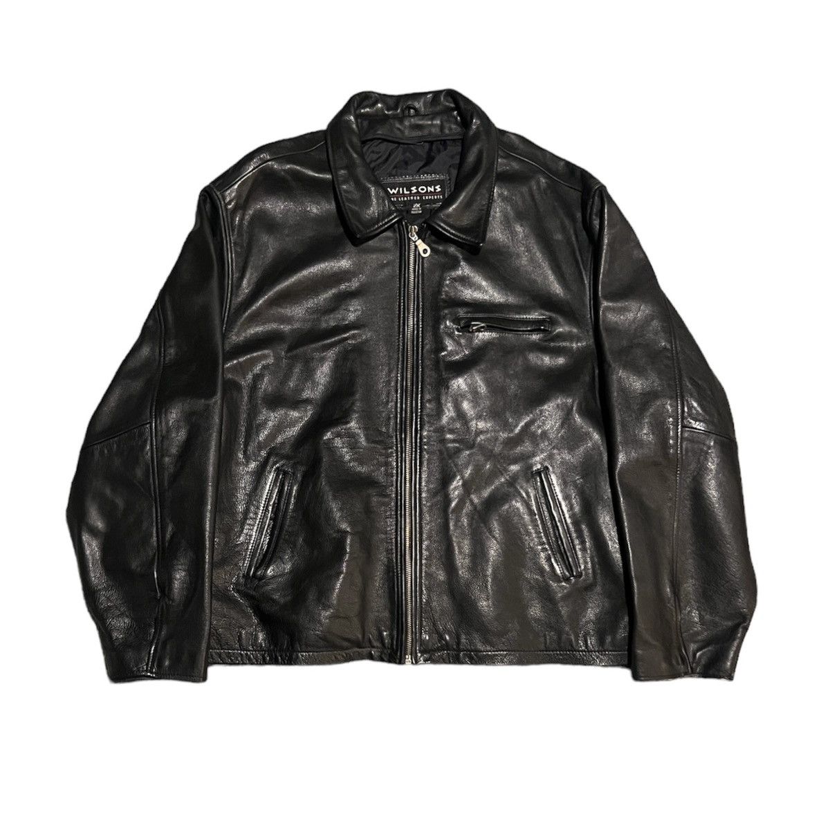 Genuine Leather × Vintage × Wilsons Leather Vintage WILSONS LEATHER Zip ...