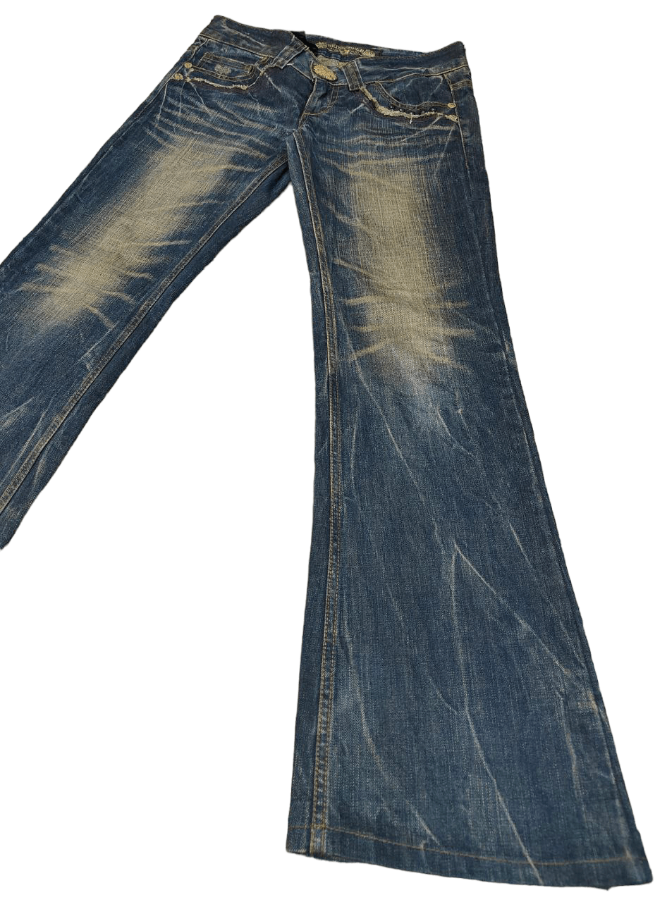 Japanese Brand Red Pepper Low Rise Flare Denim | Grailed