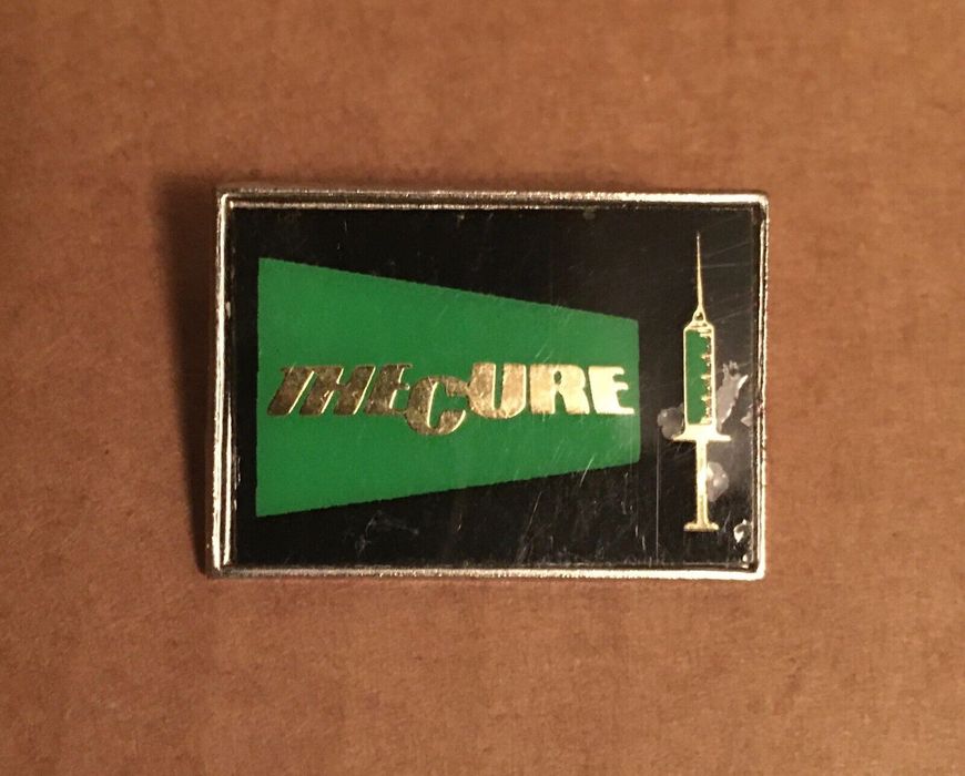 Vintage The Cure Syringe Clubman badge pin vintage post punk | Grailed