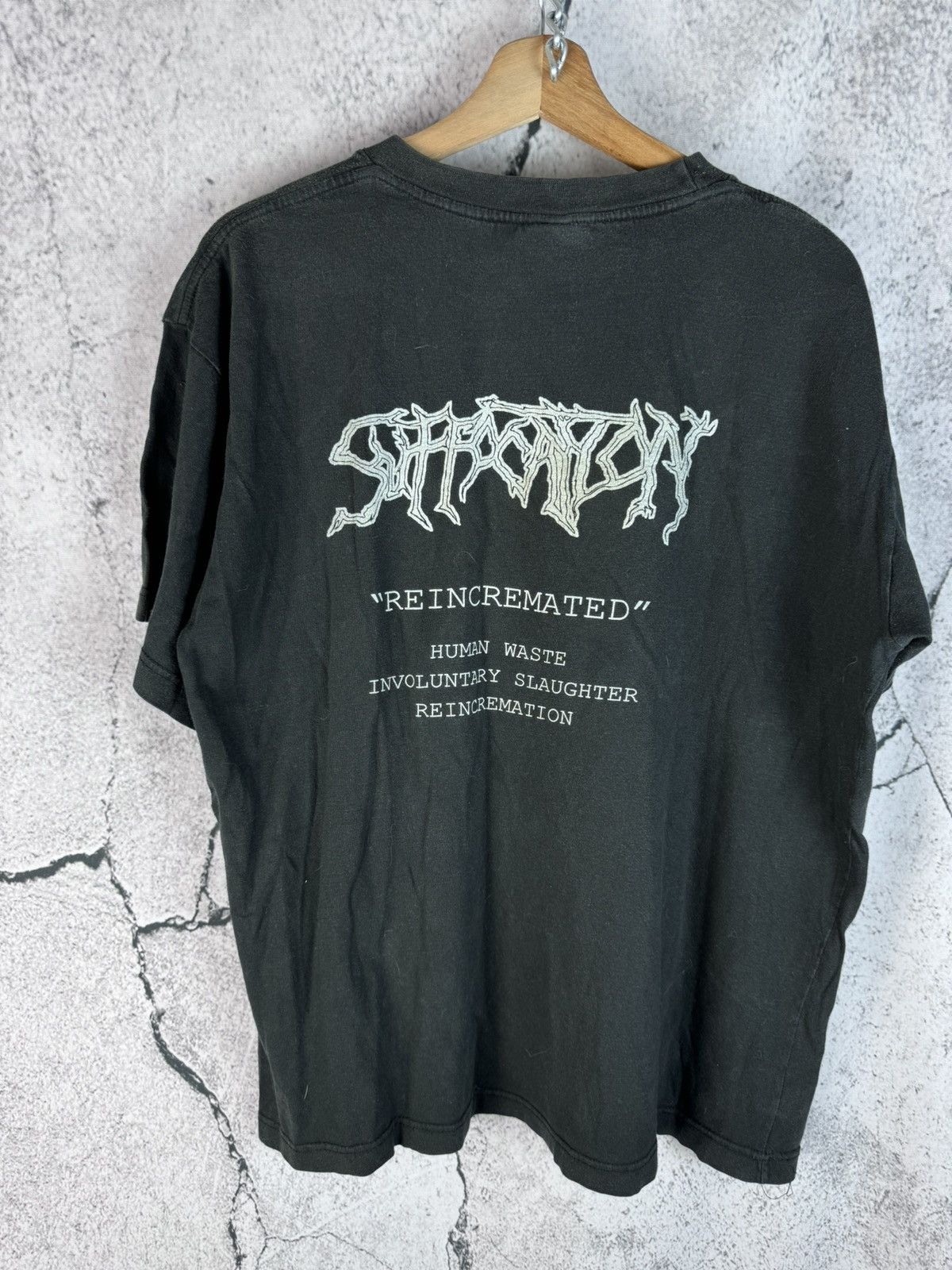 Vintage Rare Vintage 90s Suffocation Reincremated Metal Band T Shirt ...