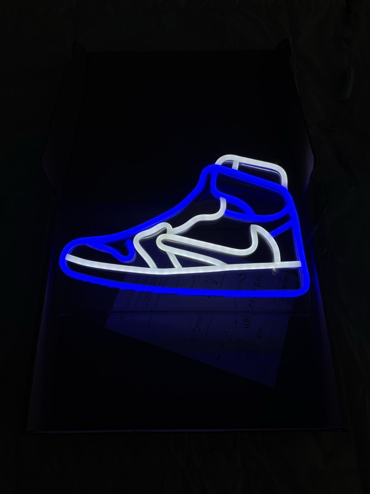 Art Sneakers neon sign - Blue led sign. | Grailed