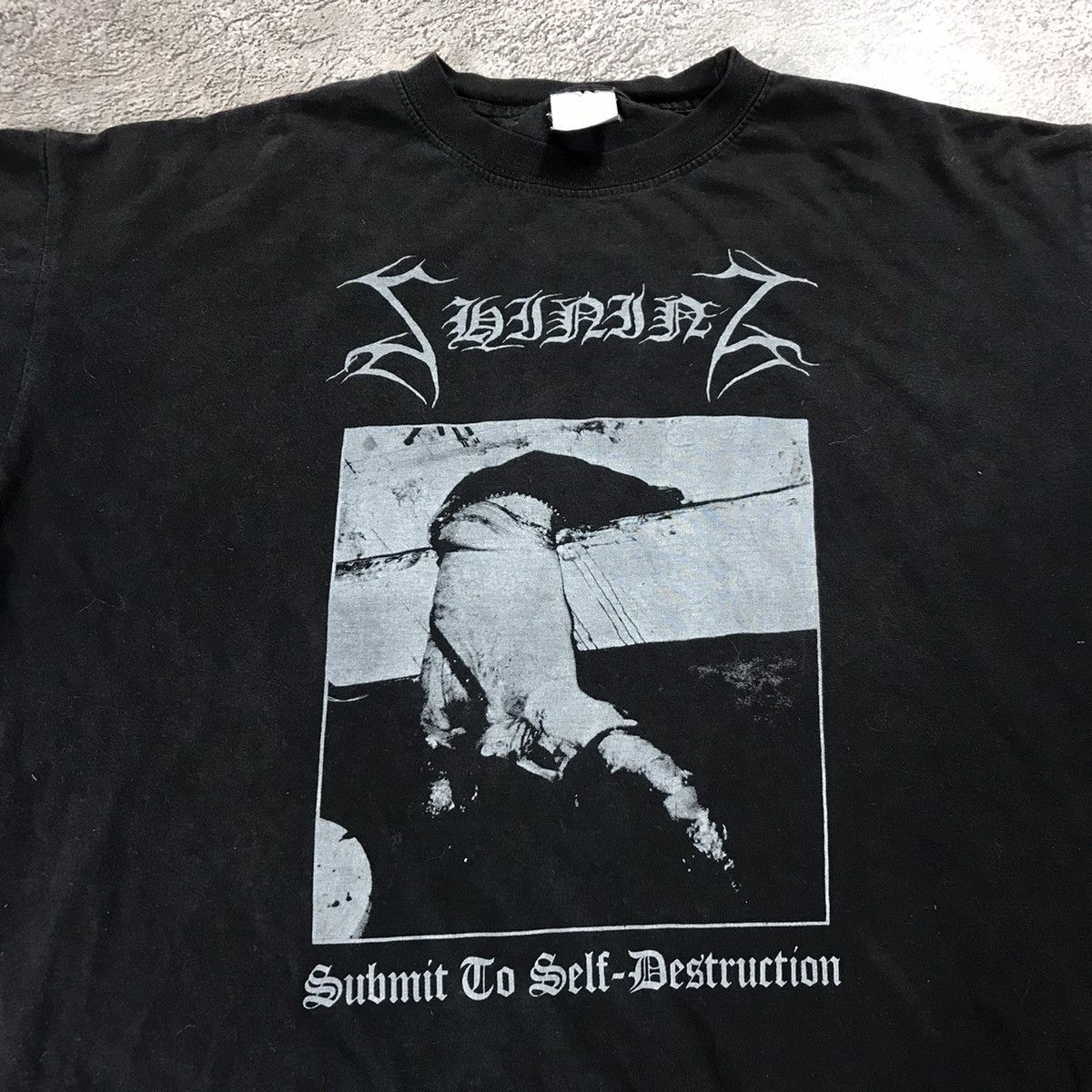 Vintage VINTAGE Y2K SCREAMER FACE HORROR SKELETON BLOOD PSYCHO 90s ...