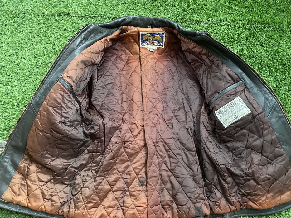 Avirex Vintage Avirex Leather Coat Jacket | Grailed