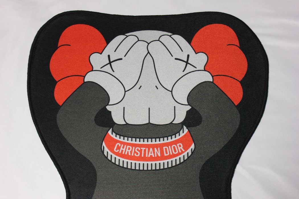 Custom Christian Dior Bearbrick Rug | Grailed