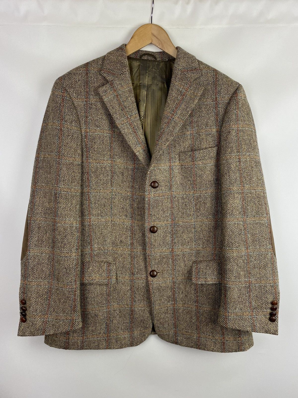Harris Tweed Mario Barutti Harris Tweed wool blazer jacket sportcoat ...