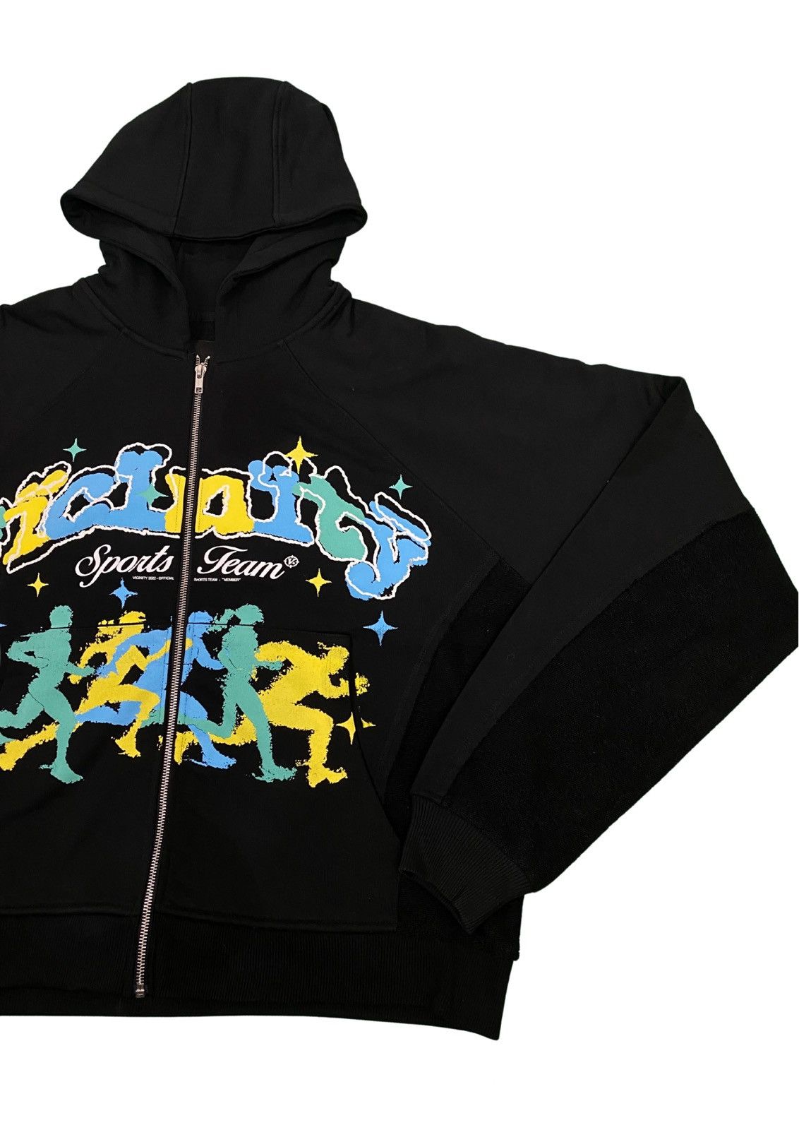 Designer Vicinity Sports Team İnside Out ZIP Hoodie Black | Grailed