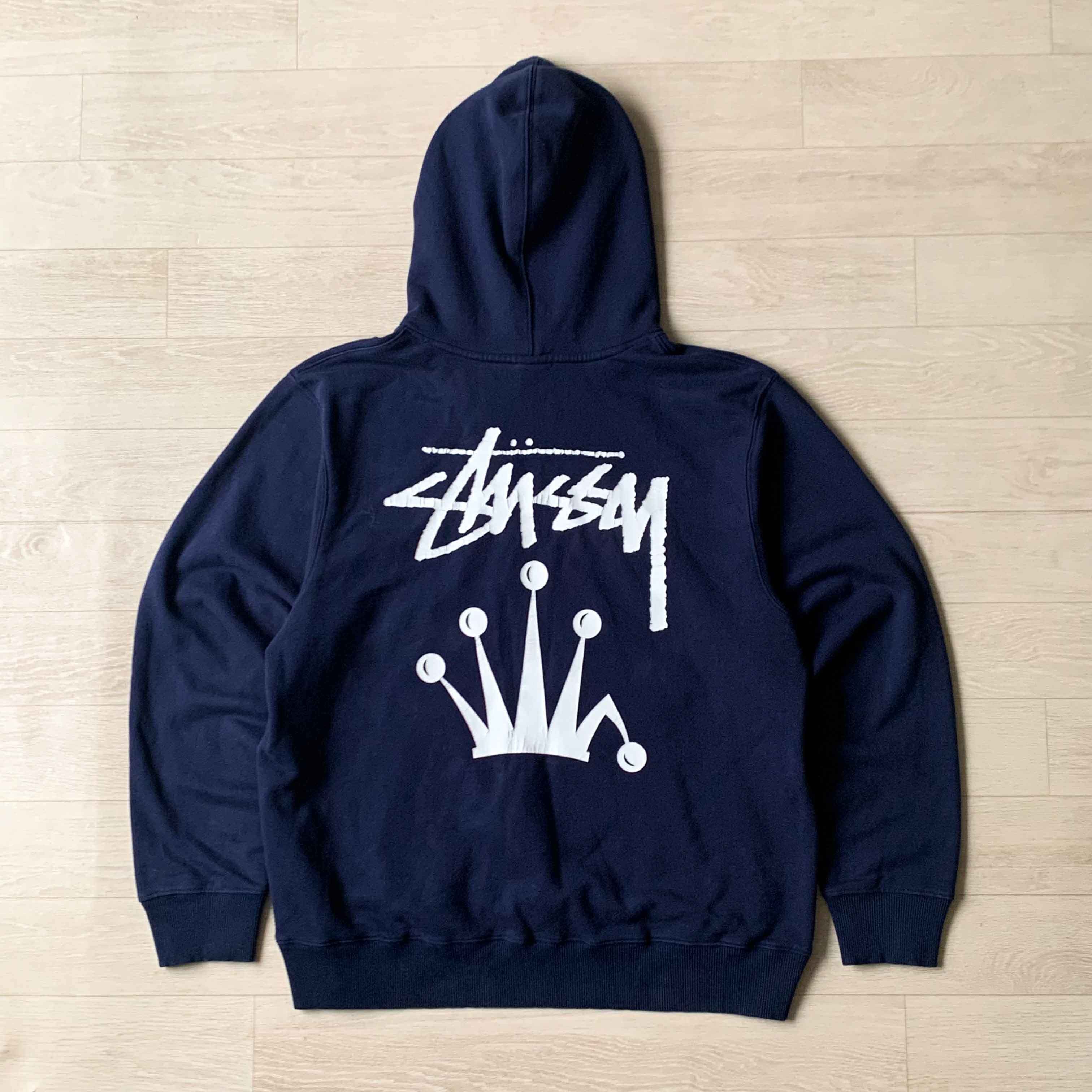 Vintage Vintage Stussy Crown Hoodie | Grailed