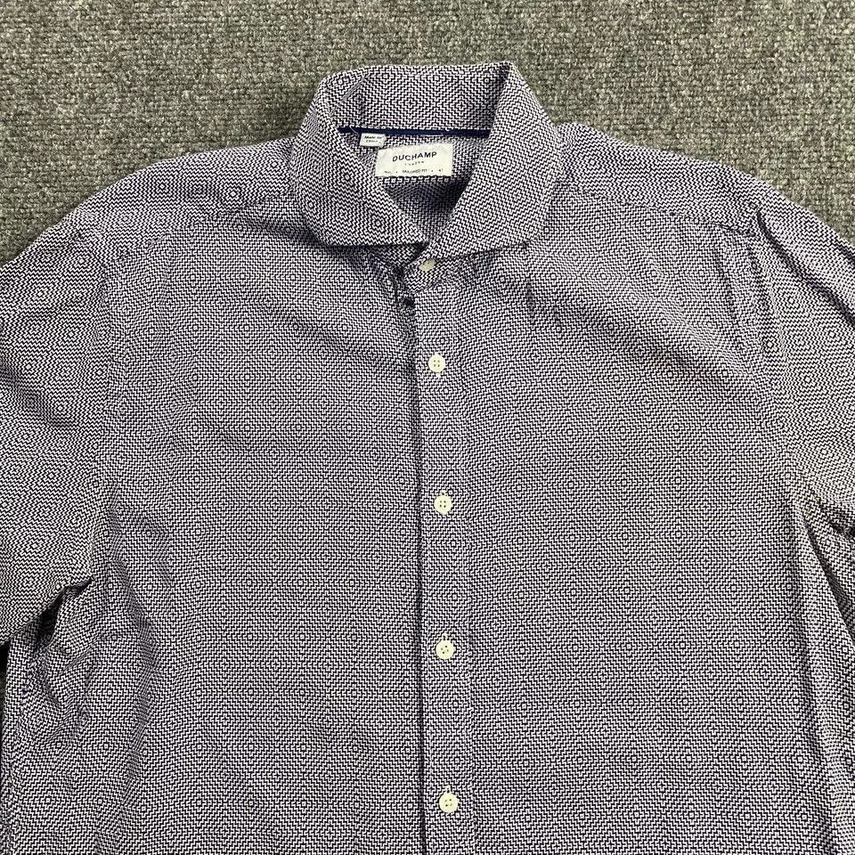 Duchamp Duchamp Shirt Men's Large 16 London Tailored Fit Button Up ...