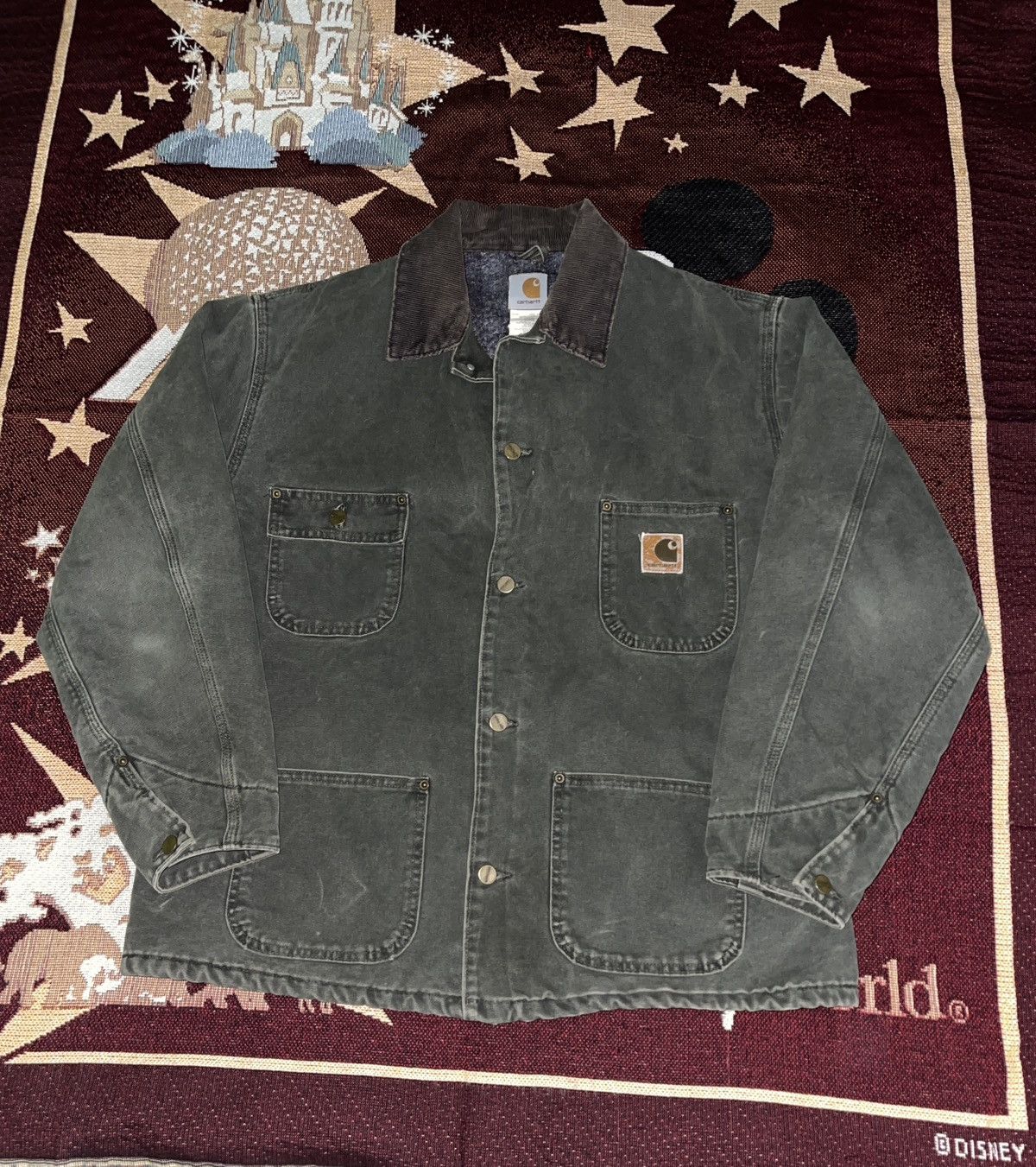 Vintage Vintage 2000 Carhartt C02M0S Blanket Lined Chore Jacket | Grailed