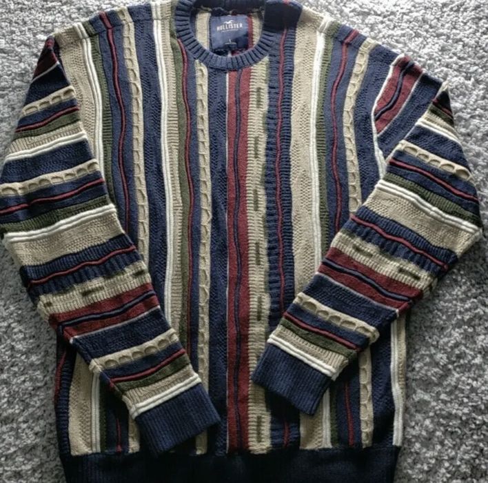 Vintage Vintage Sweater Coogi Style Chunky 3D Textured Biggie Smalls ...