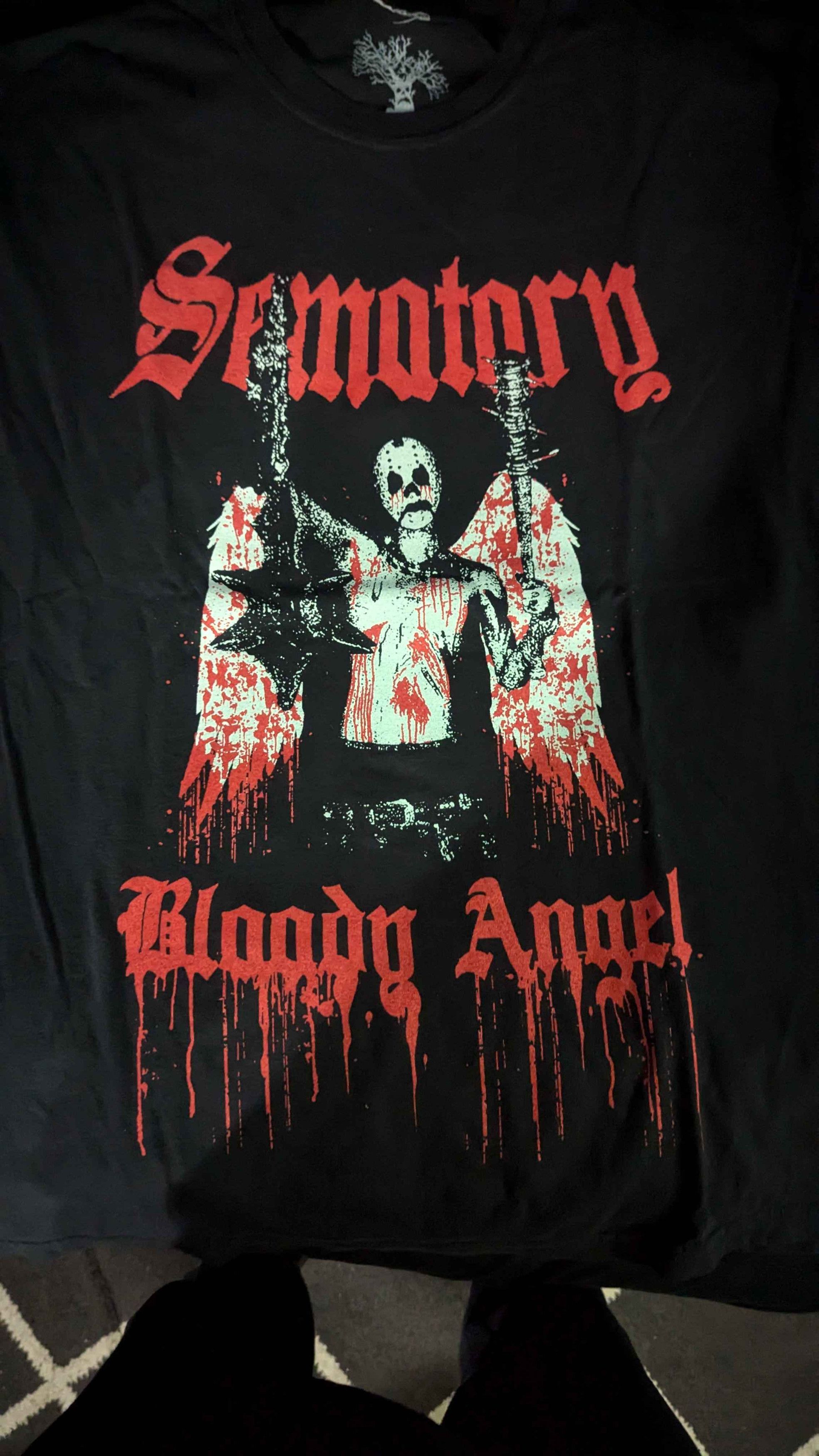 Haunted Mound Large Sematary Bloody Angel Tee Black | Grailed