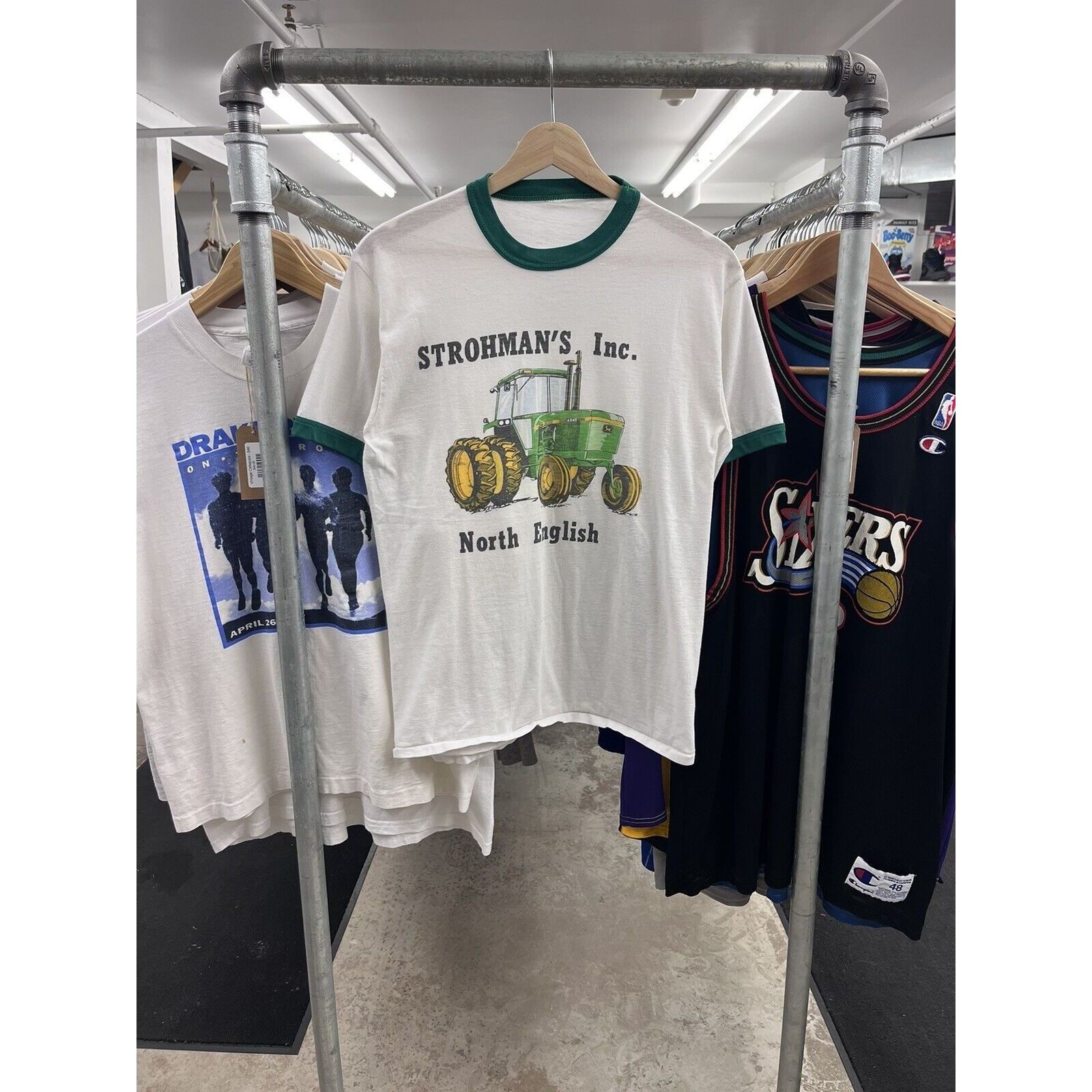 John Deere Vintage 70s 80s John Deere T-Shirt RARE Tractor Farming Stro ...