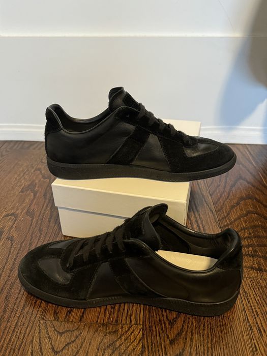 Maison Margiela Margiela German Army Trainer GATS, all Black | Grailed
