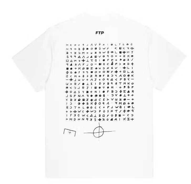 Fuck The Population FTP Large White Zodiac Killer Tee | Grailed