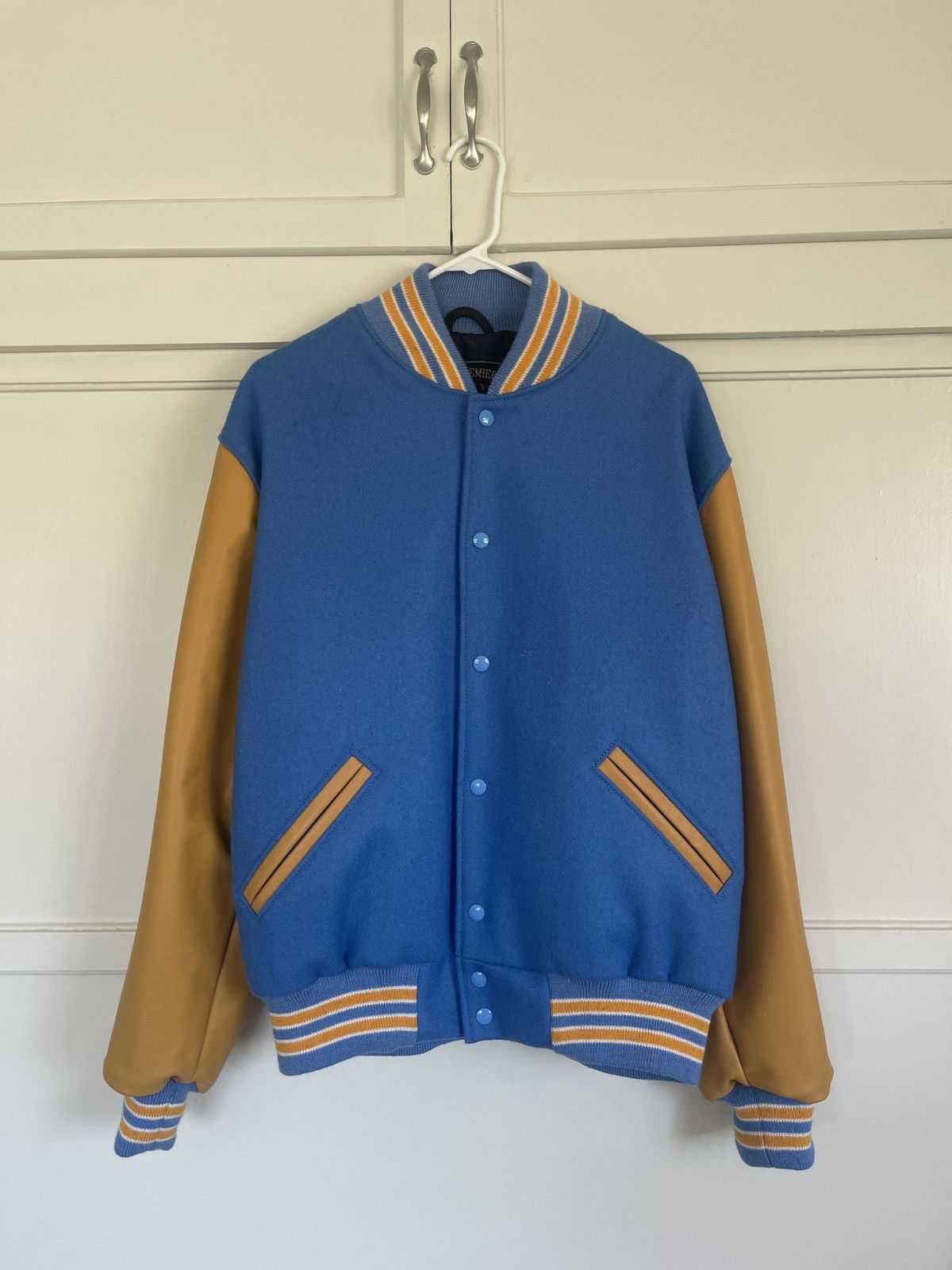 Varsity Jacket Settlemiers Blue Varsity Jacket | Grailed
