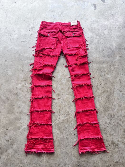 Valabasas Valabasas Stacked Red Denim | Grailed