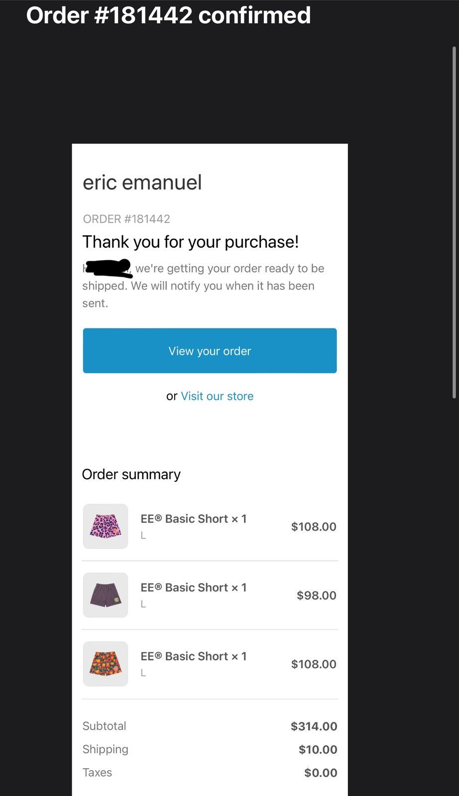 Eric Emanuel Eric Emanuel EE Basic Short Vintage Violet/Yellow Size ...