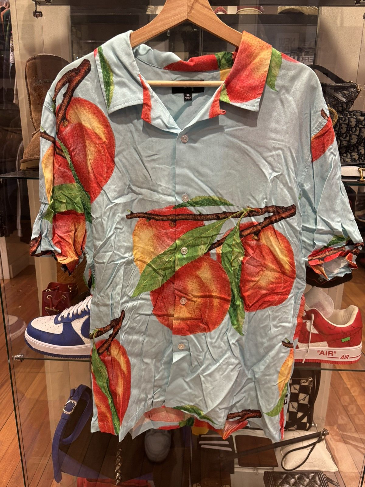 Stussy Stüssy Peach Pattern Button Up | Grailed