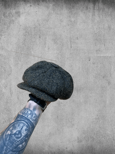 Harris Tweed HARRIS TWEED FLAT CAP FISHING HUNTING HIKING SCOTS BUNNET ...