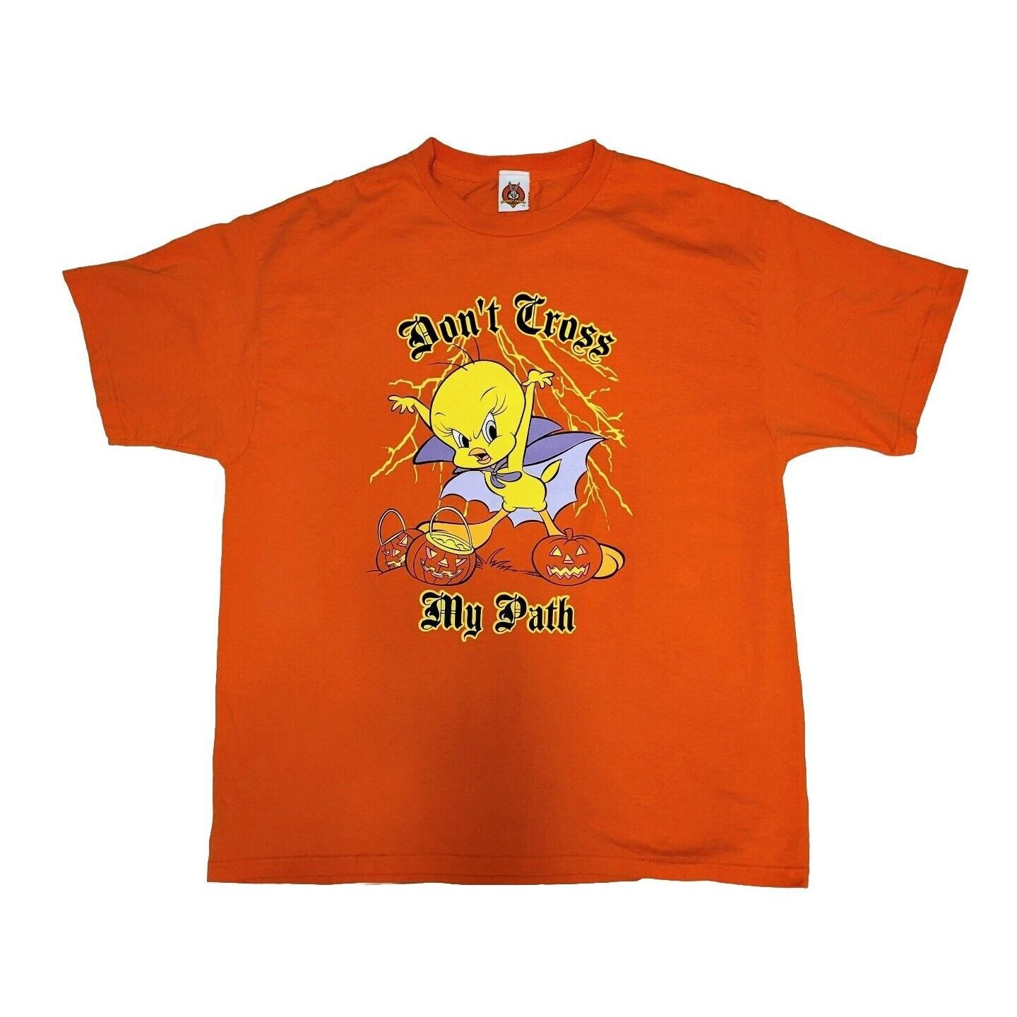 Vintage Vintage Looney Tunes Tweety Bird Vampire Halloween Tshirt XL ...