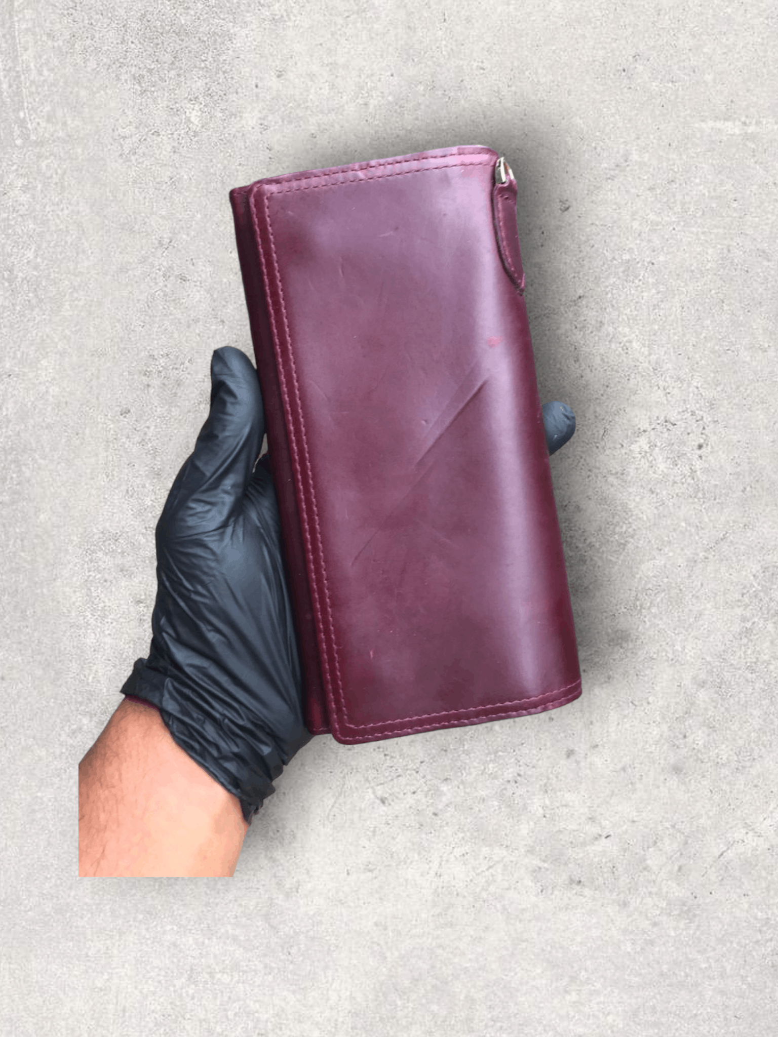 Designer × Horween Leather Horween Leather Long Wallet | Grailed