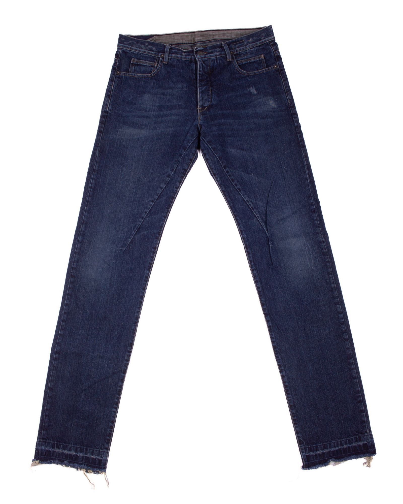 Rick Owens × Rick Owens Drkshdw RICK OWENS DRKSHDW DARK WASHED BLUE ...