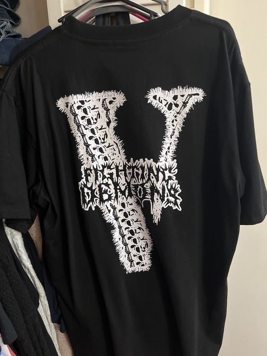 Vlone JUICE WRLD X VLONE BONES TSHIRT | Grailed