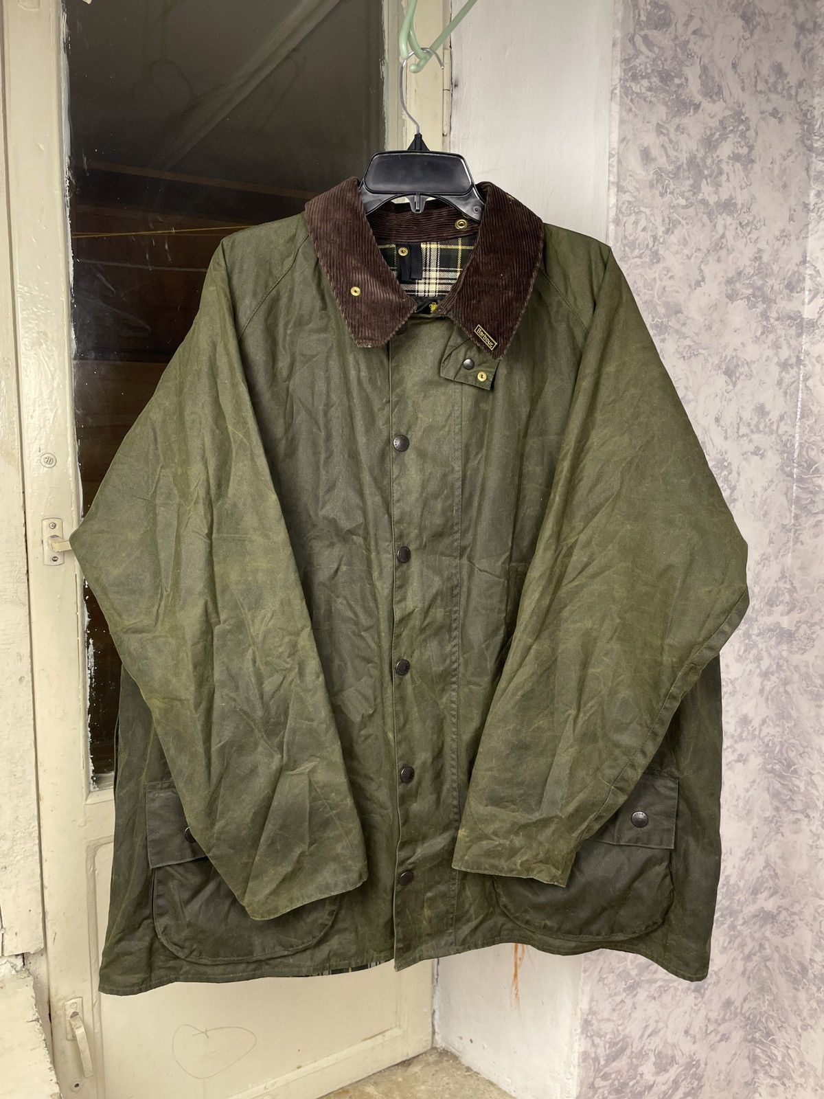 Barbour × Vintage × Waxed Vintage Barbour Beaufort A150 Waxed Green ...
