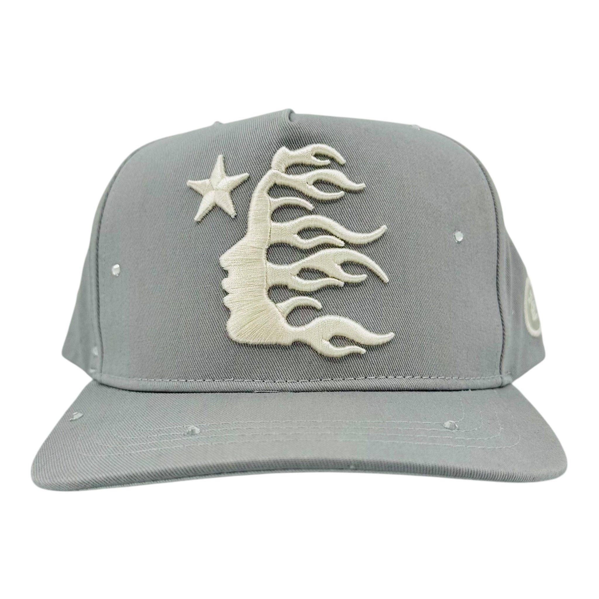 HELLSTAR Starry Night Snapback Hat Grey | Grailed