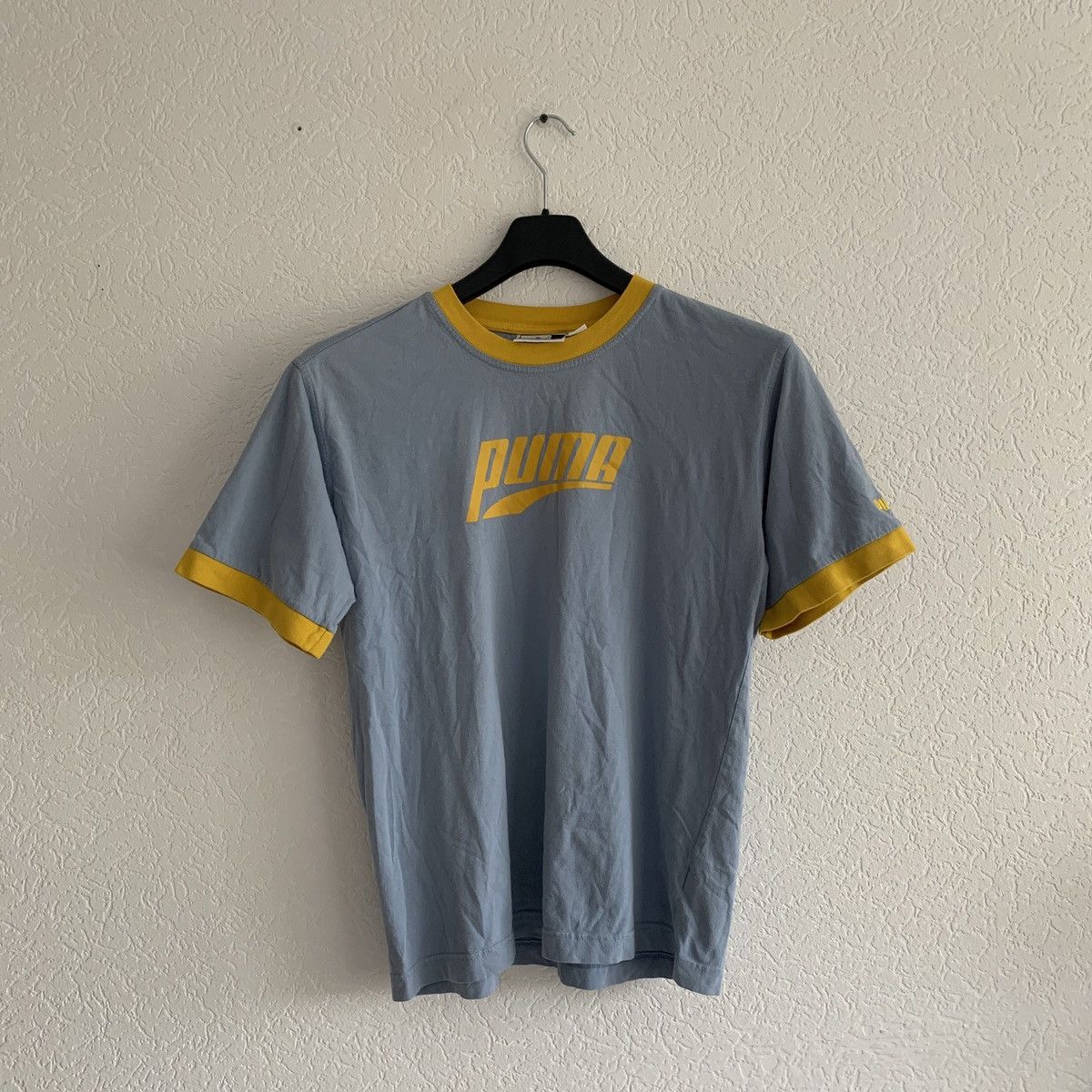 Vintage Vintage 90s Puma Spell Out Y2K Logo Oversized USA T Shirt | Grailed
