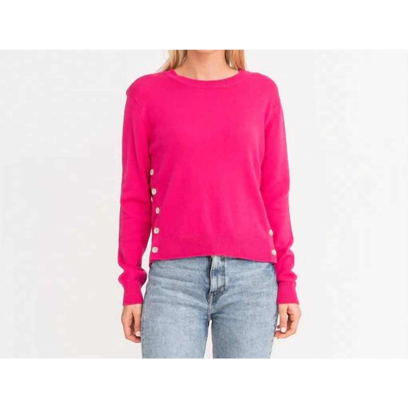 Designer KERRI ROSENTHAL Patty Sweater In Electric Pink | Grailed