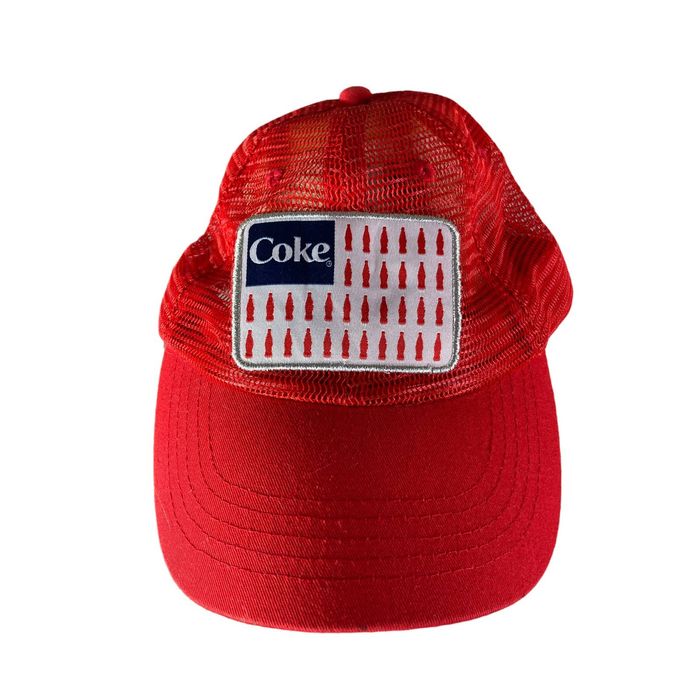 Other Coke Hat Snapback Cap Red Flag Coca-Cola Cap Style Retro | Grailed