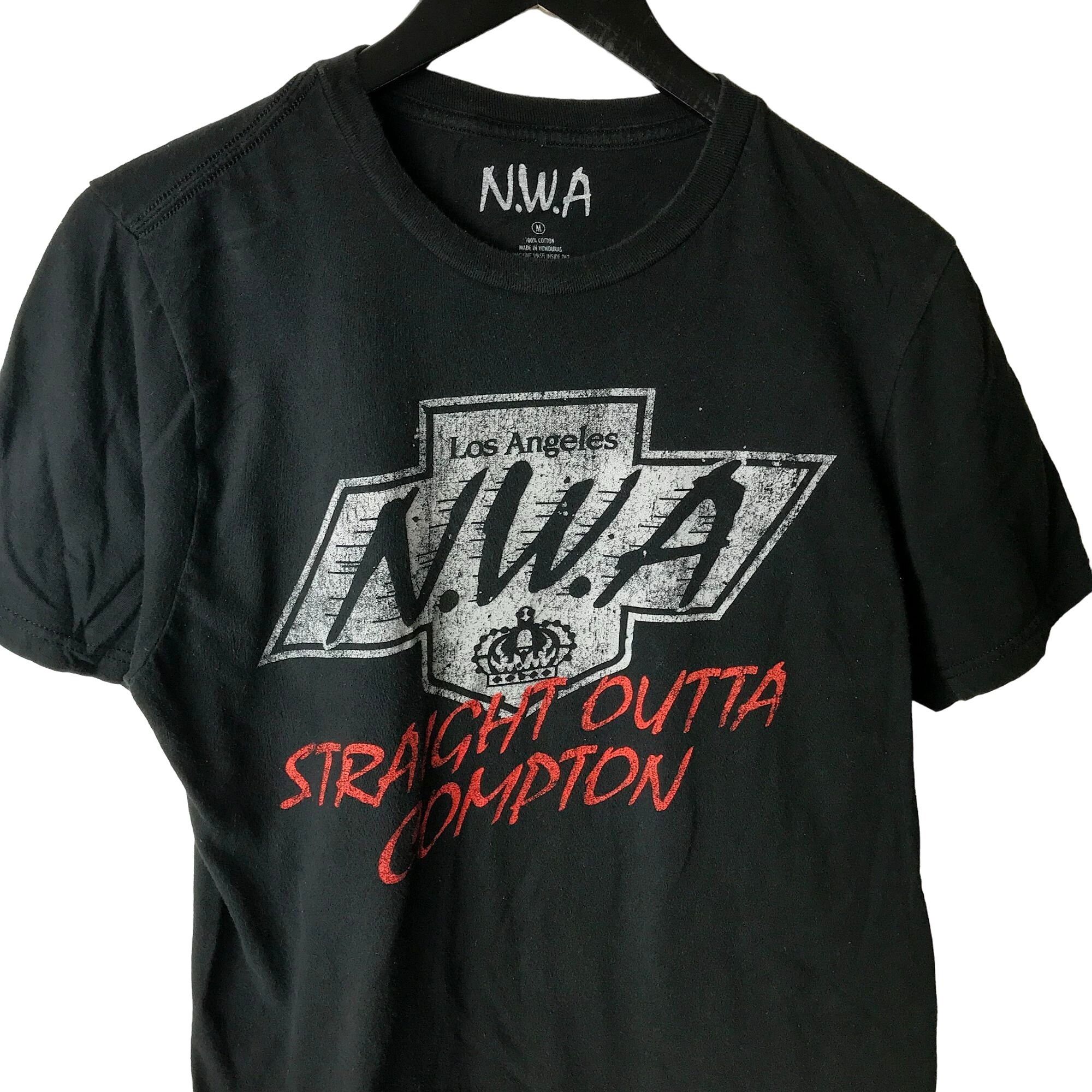 Urban Outfitters NWA Straight Outta Compton Rap Tee T Shirt Black ...