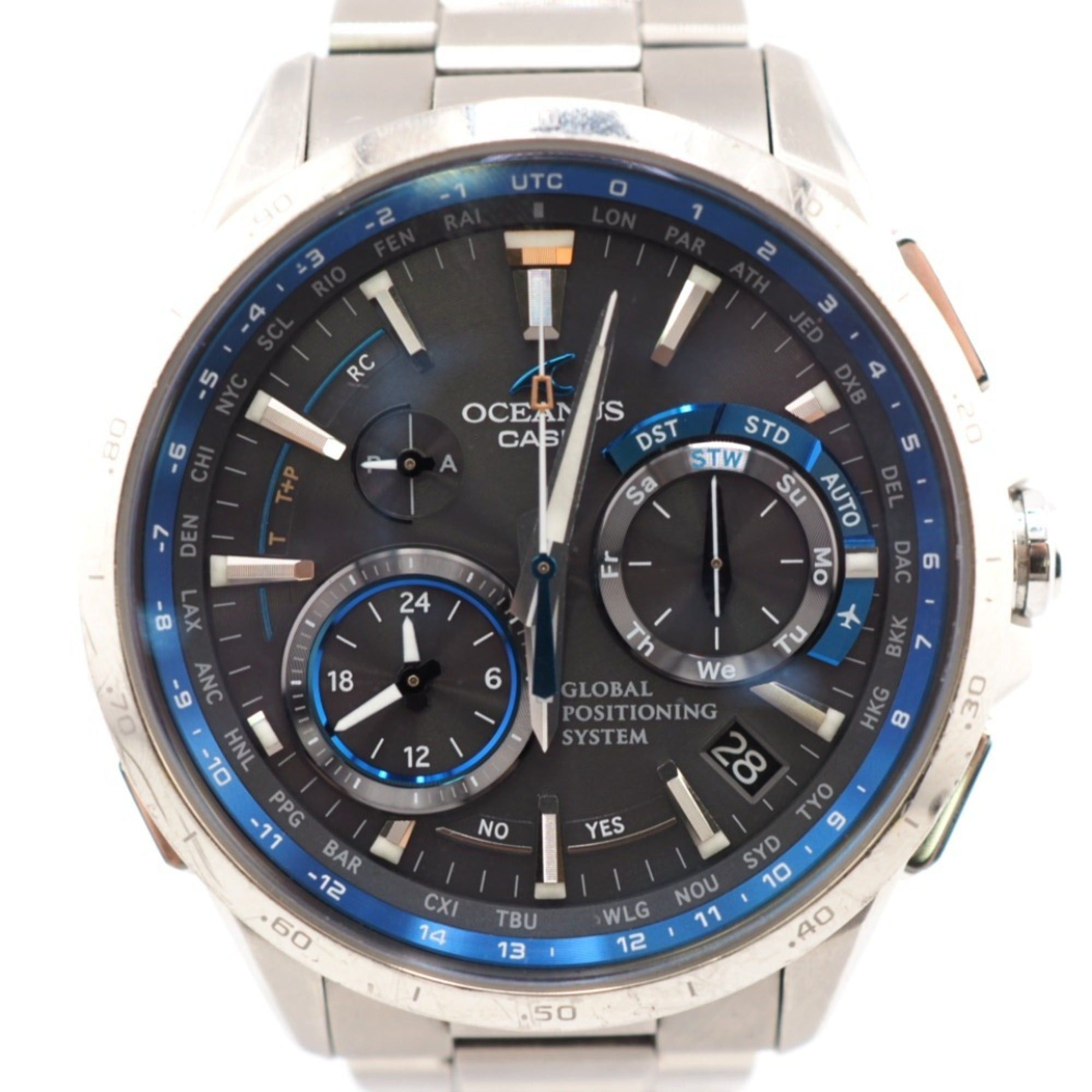 Casio CASIO/ OCW-G1000 Oceanus Solar Watch Silver Men's | Grailed