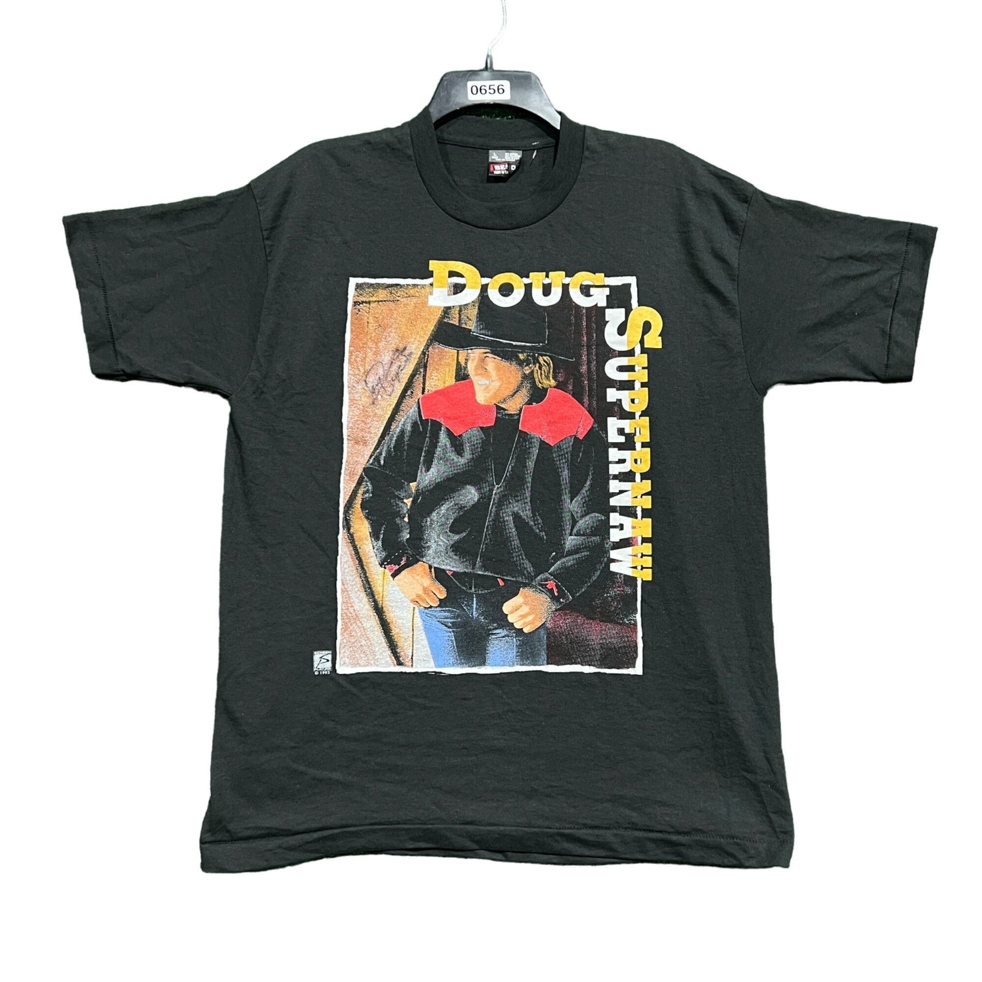 Vintage Vintage 1993 Doug Supernaw country music t shirt size large ...