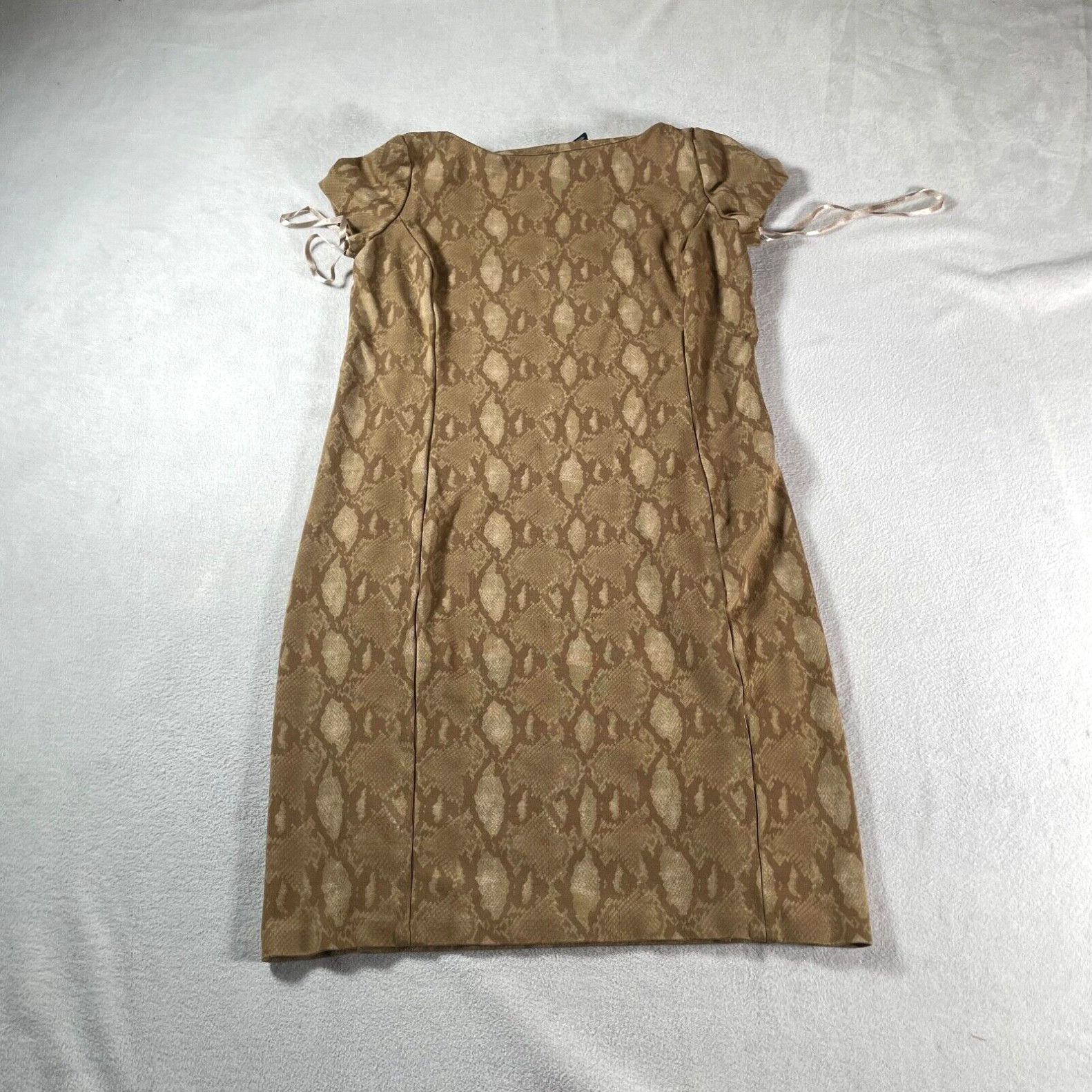 Ralph Lauren Lauren Ralph Lauren Shirt Dress Womens Extra Small Gold ...