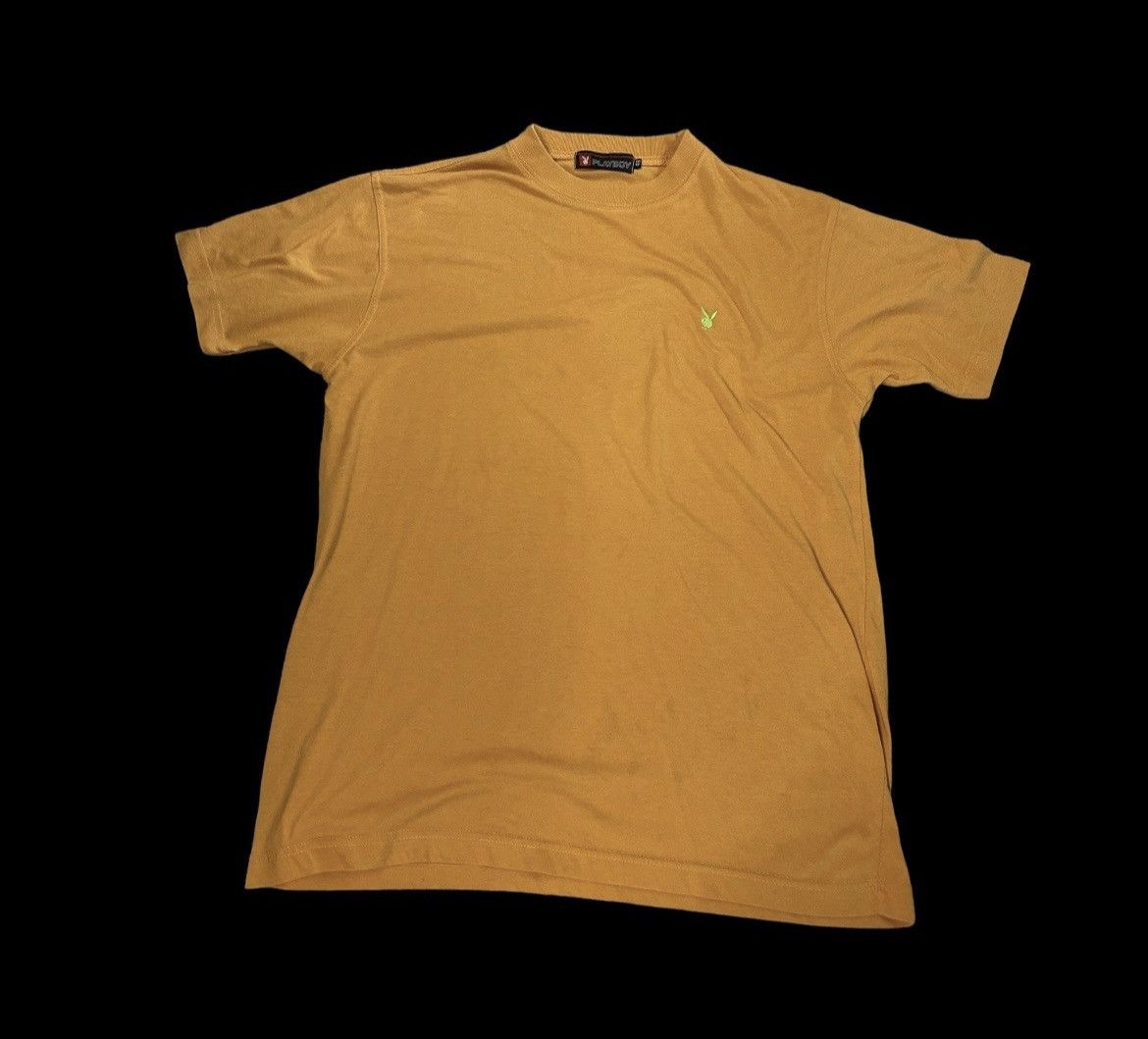 Playboy × Vintage Crazy Vintage 1980s Playboy Bunny Logo T-Shirt Orange ...